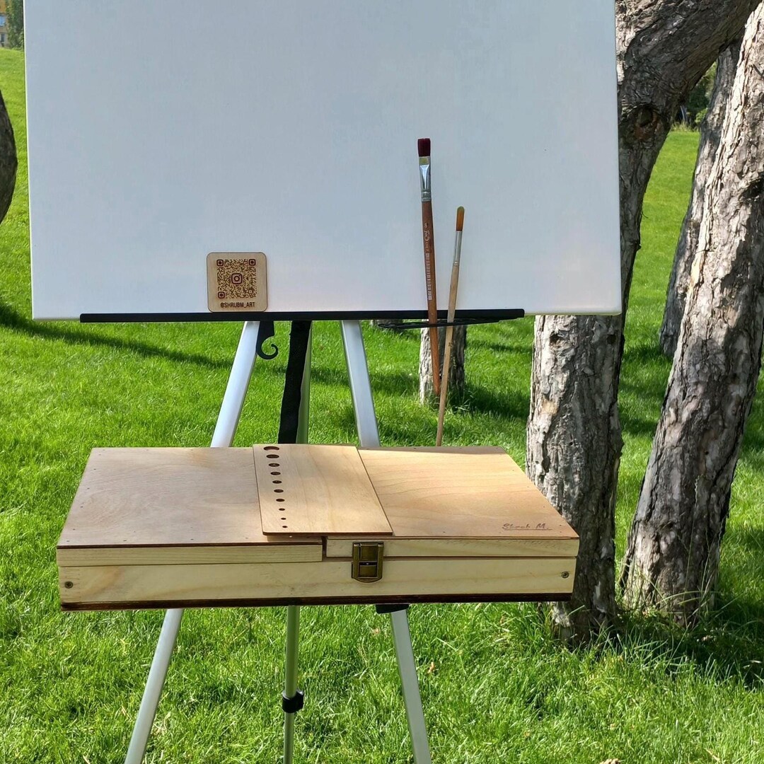 Handmade Pochade Box for Plein Air Painting, Compact Easel for Travel ...