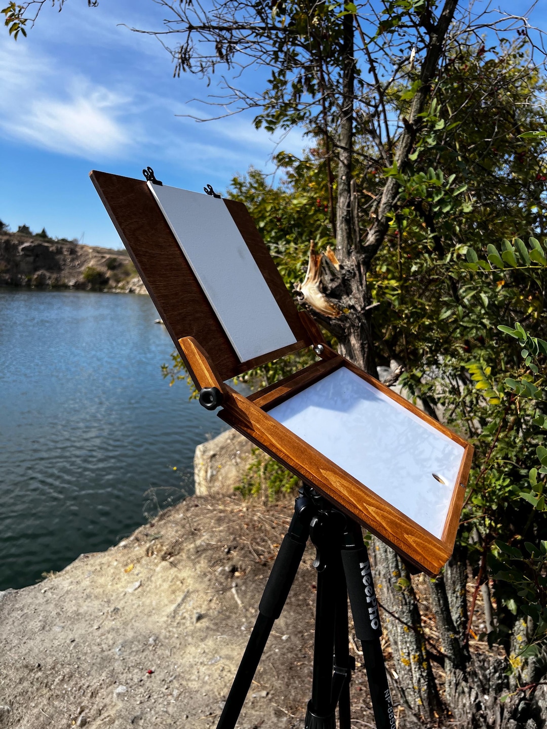 Lightweight Pochade Box Plein Air, Painter Travel Box Easel for Oil ...