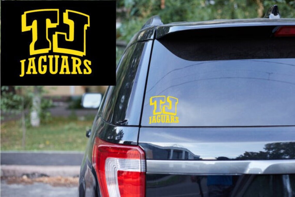 TJ Jaguars Window Decal - Etsy