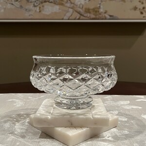 Vintage Waterford 5 Footed Bowl Comeragh Pattern Diamond Cut Classic ...