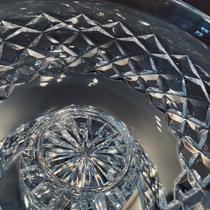 Vintage Waterford 5 Footed Bowl Comeragh Pattern Diamond Cut Classic ...