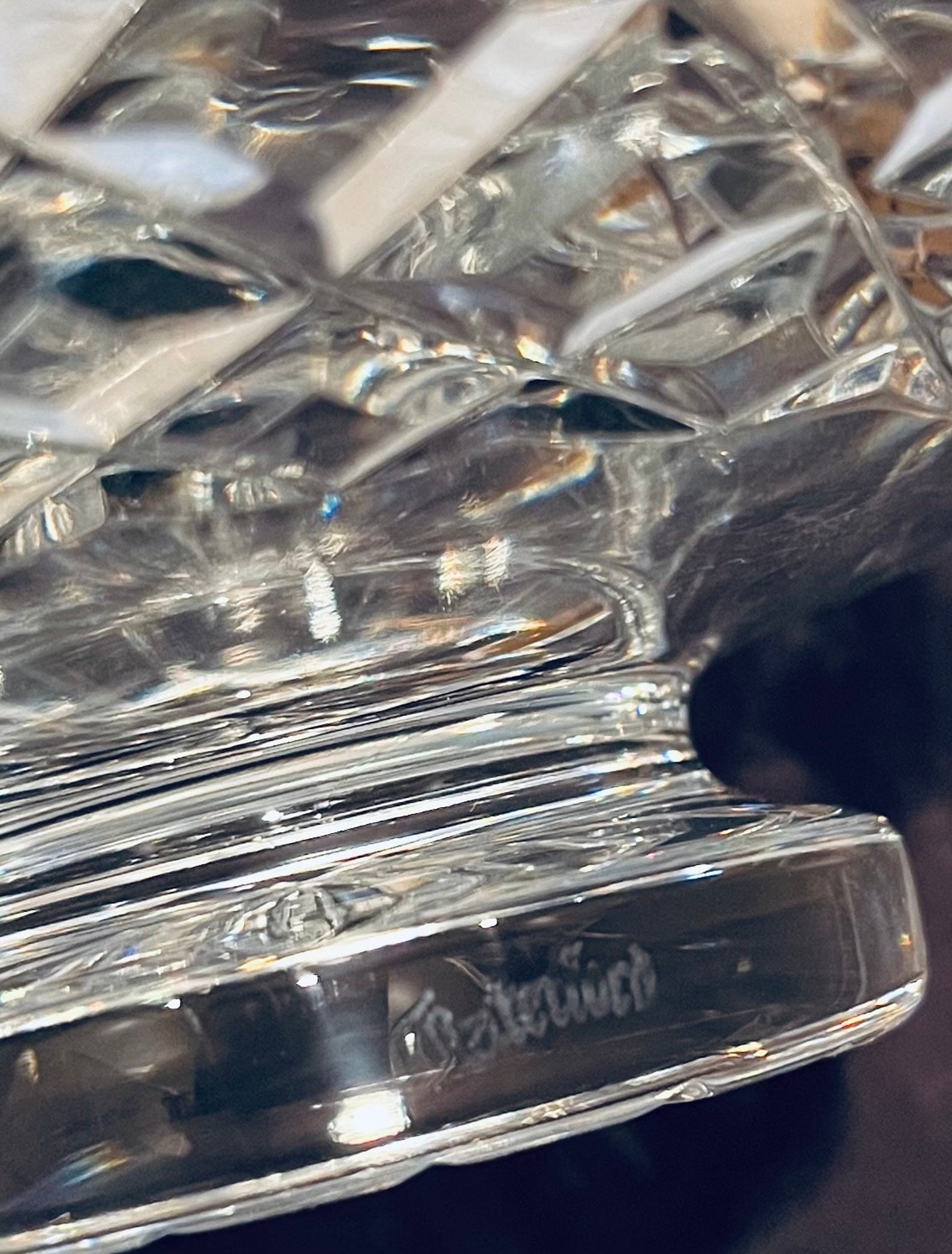 Vintage Waterford 5 Footed Bowl Comeragh Pattern Diamond Cut Classic ...