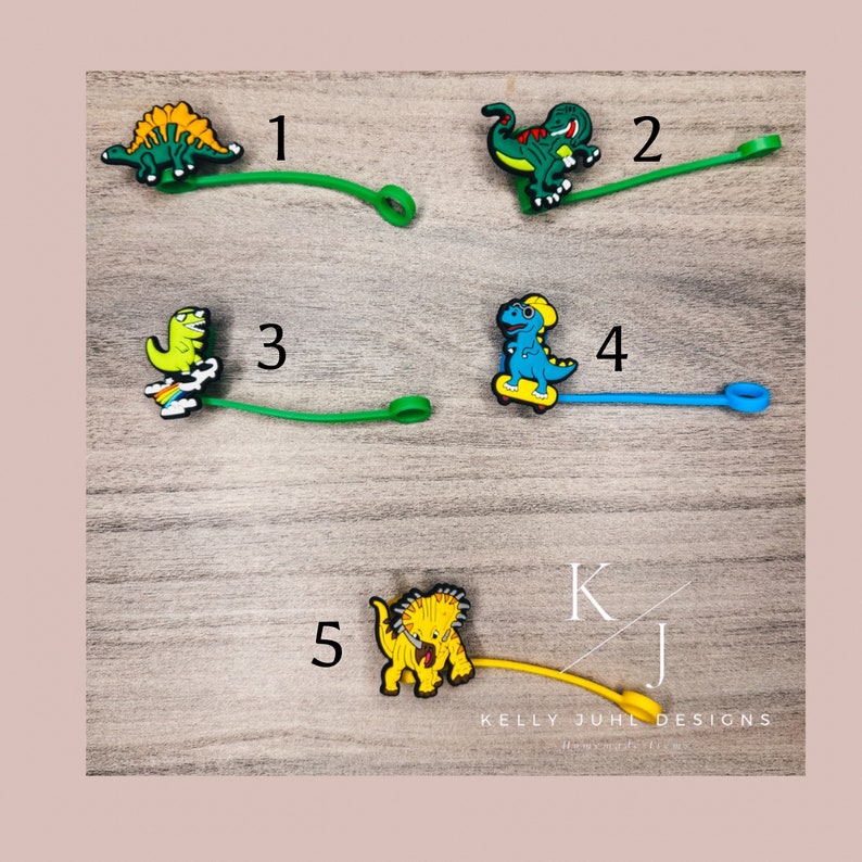 10mm Dinosaur Fun Straw Topper: Kid Gifts, T-rex, Skateboard, Dinosaurs ...