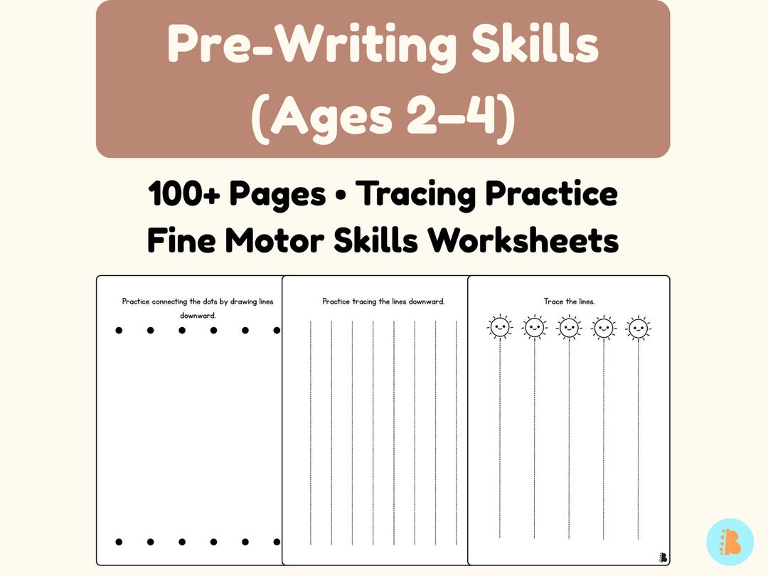 Pre-writing Worksheets for Toddlers | Tracing Worksheets Ages 2–4 ...