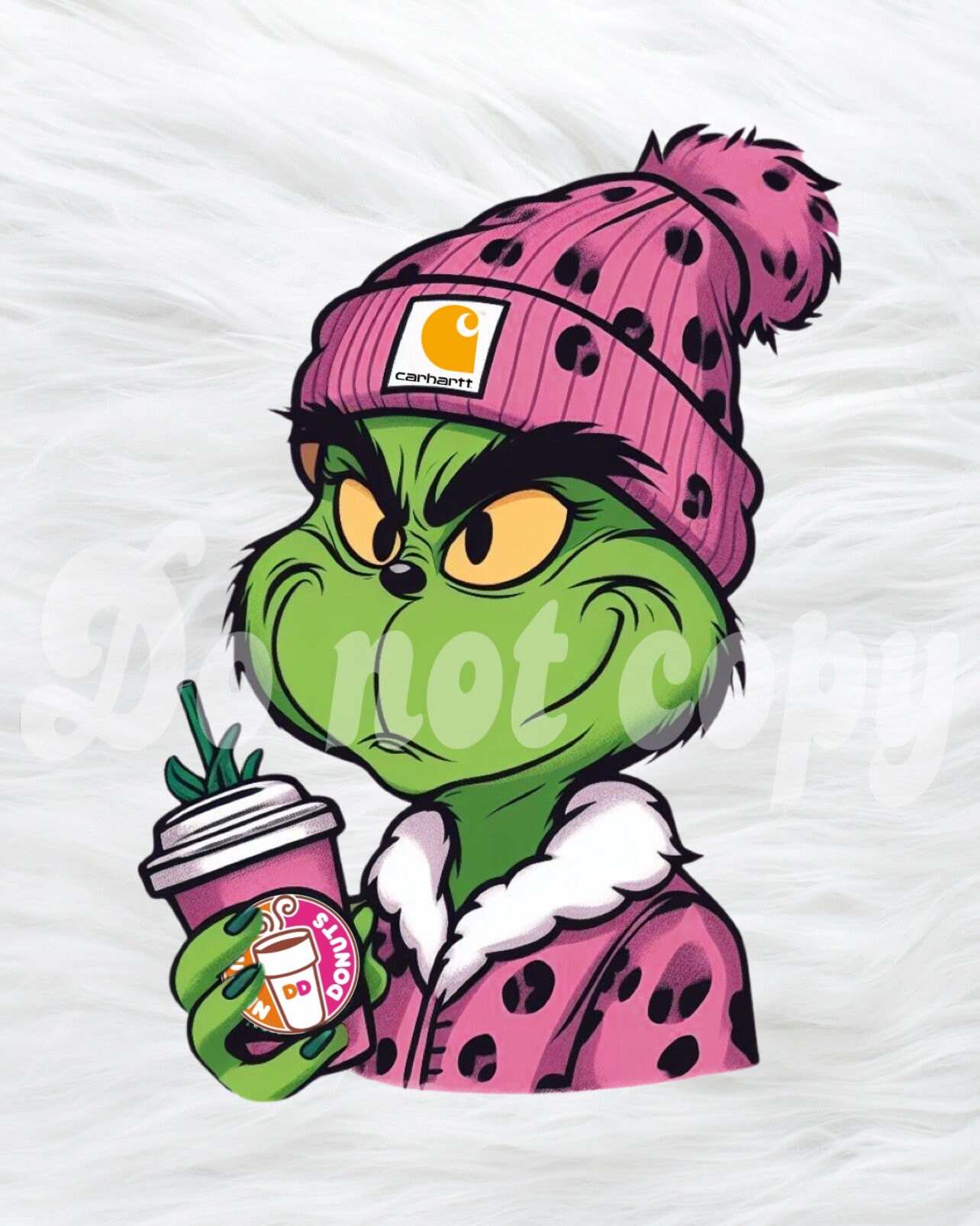 Grinch Dunkin png café grinch png lindo grinch png - Etsy España