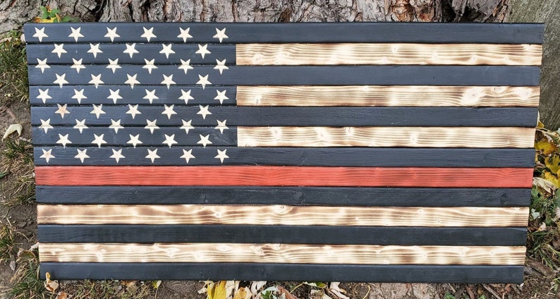 Rustic American Flag - Etsy