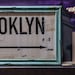 Vintage Downtown & Brooklyn Trains Sign - 1980s Signage - Industrial ...