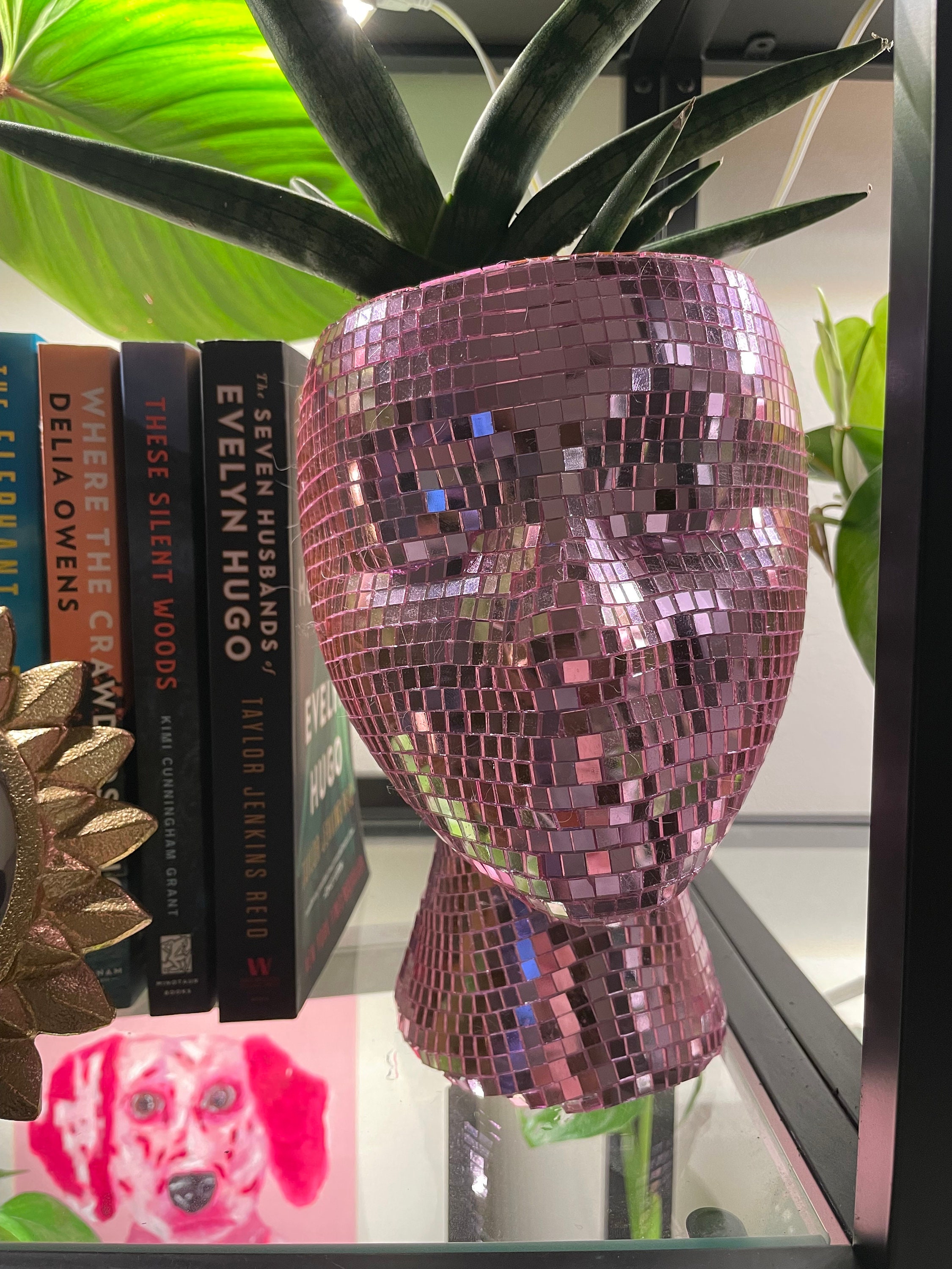 Disco Planter | Disco Head Planter | Disco Face Planter | Indoor ...