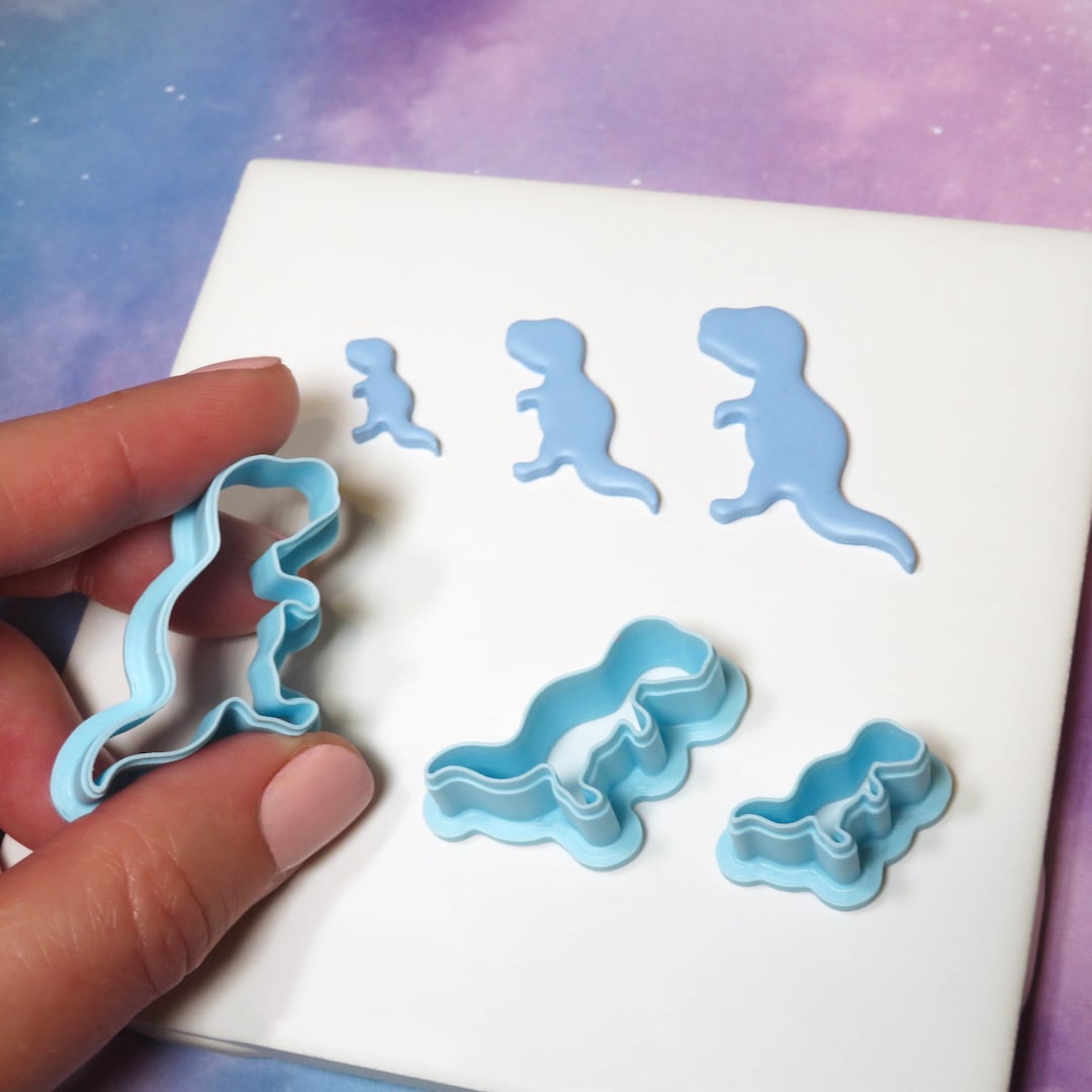 T-rex | Polymer Clay Cutter, Jewelry Cutter, Themed Cutters, Seasonal ...