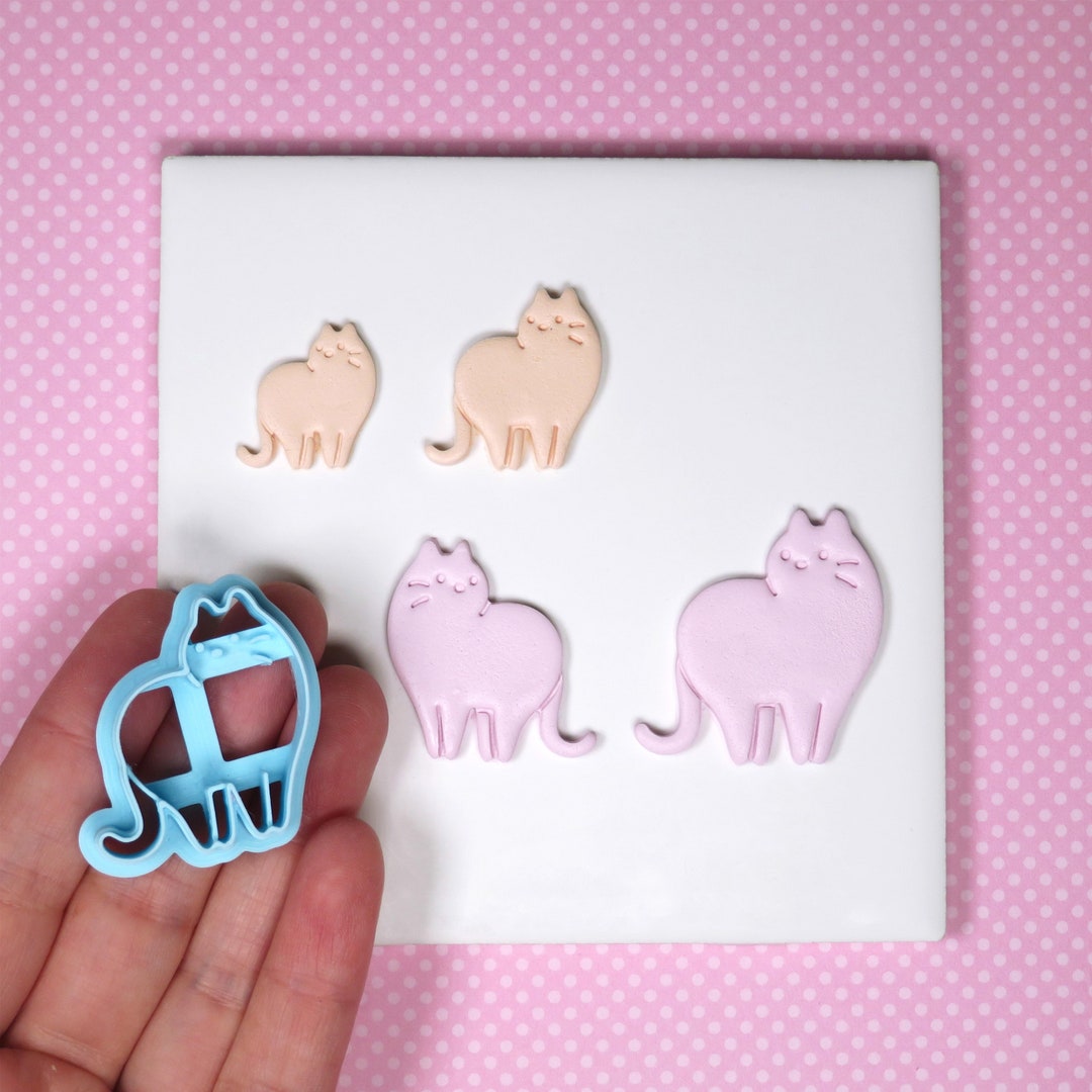 Cat | Polymer Clay Cutter, Jewerly Cutter, Animal Shapes - Etsy