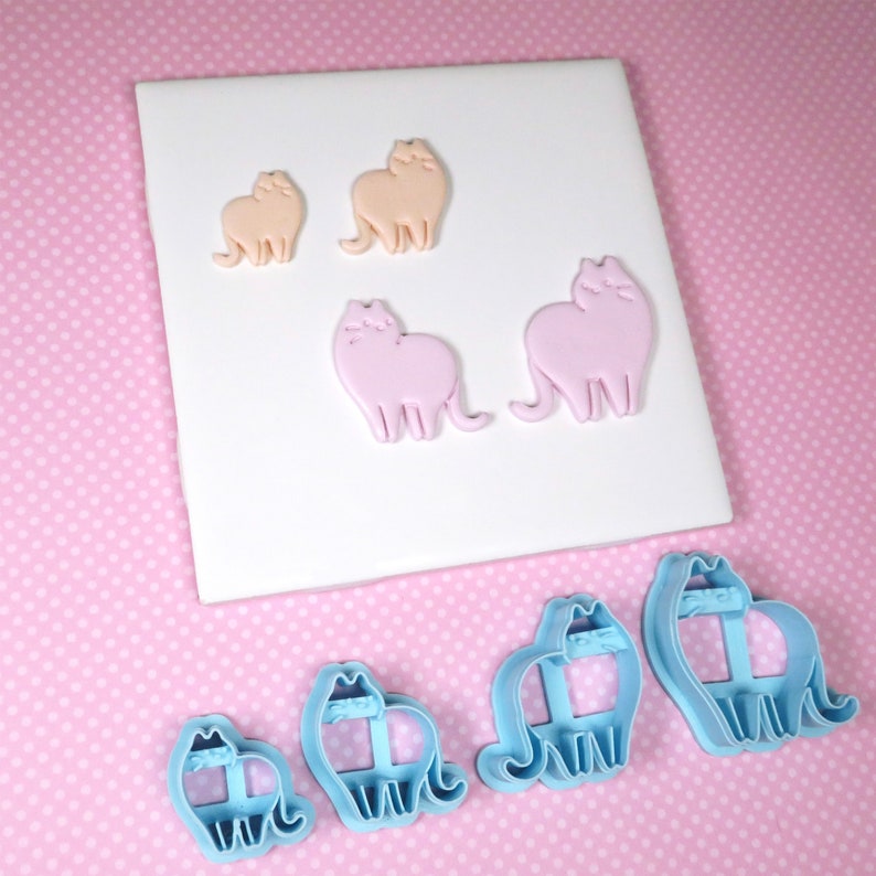 Cat | Polymer Clay Cutter, Jewerly Cutter, Animal Shapes - Etsy