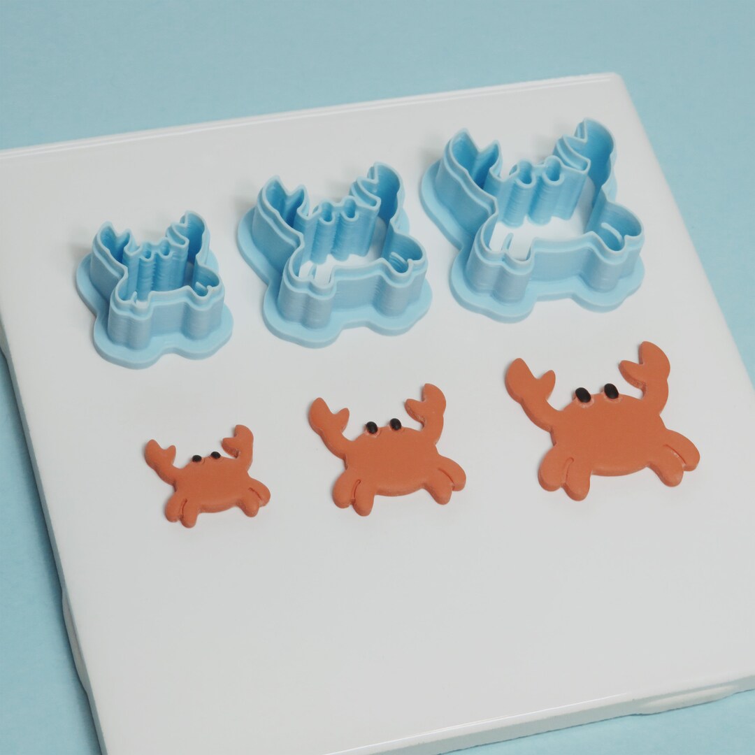 Crab | Polymer Clay Cutter, Jewelry Cutter, Themed Cutters, Seasonal ...