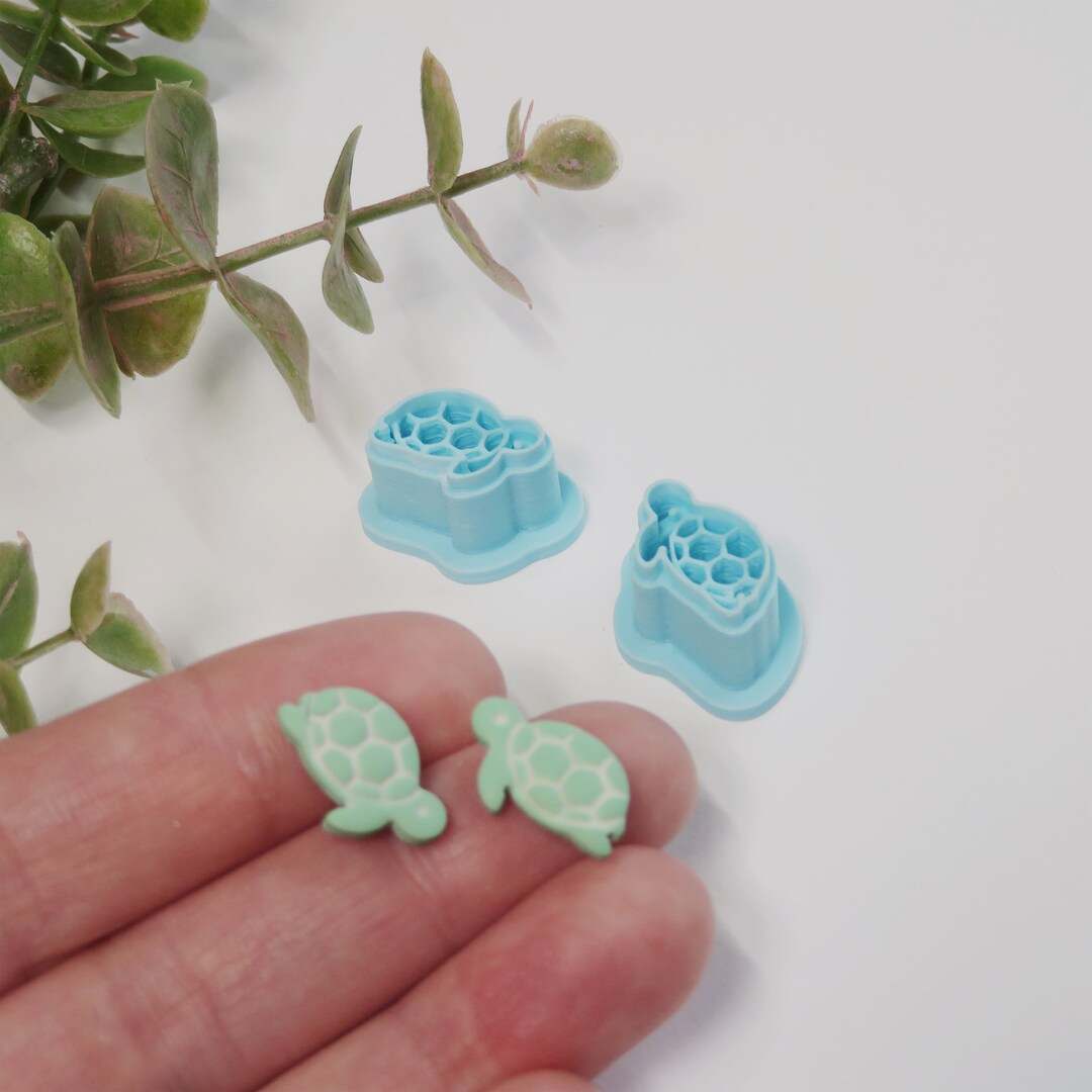 Sea Turtle | Polymer Clay Cutter, Jewelry Cutter, Themed Cutters ...