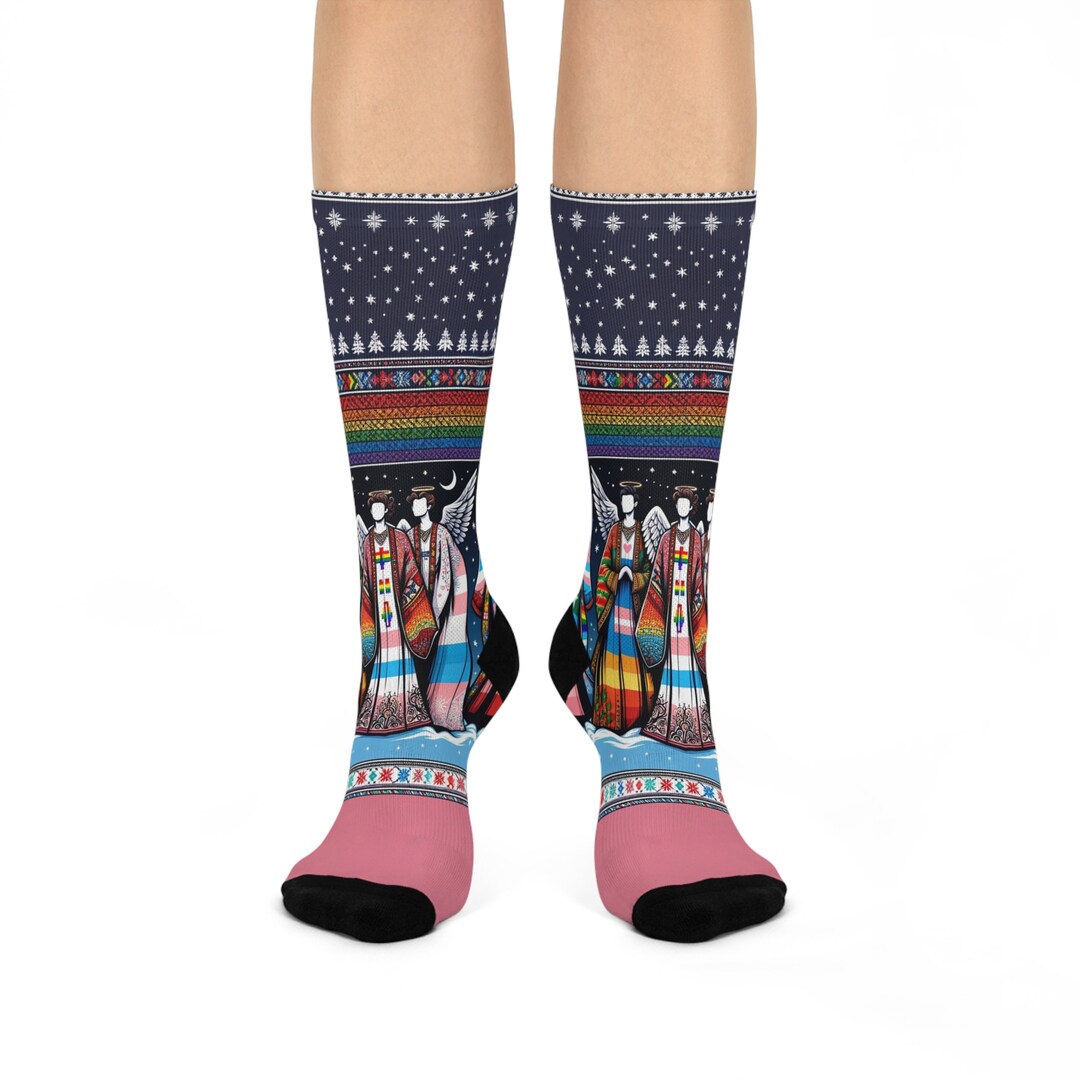 Cozy Christmas Charm Socks Festive Holiday Footwear for Allfestive ...