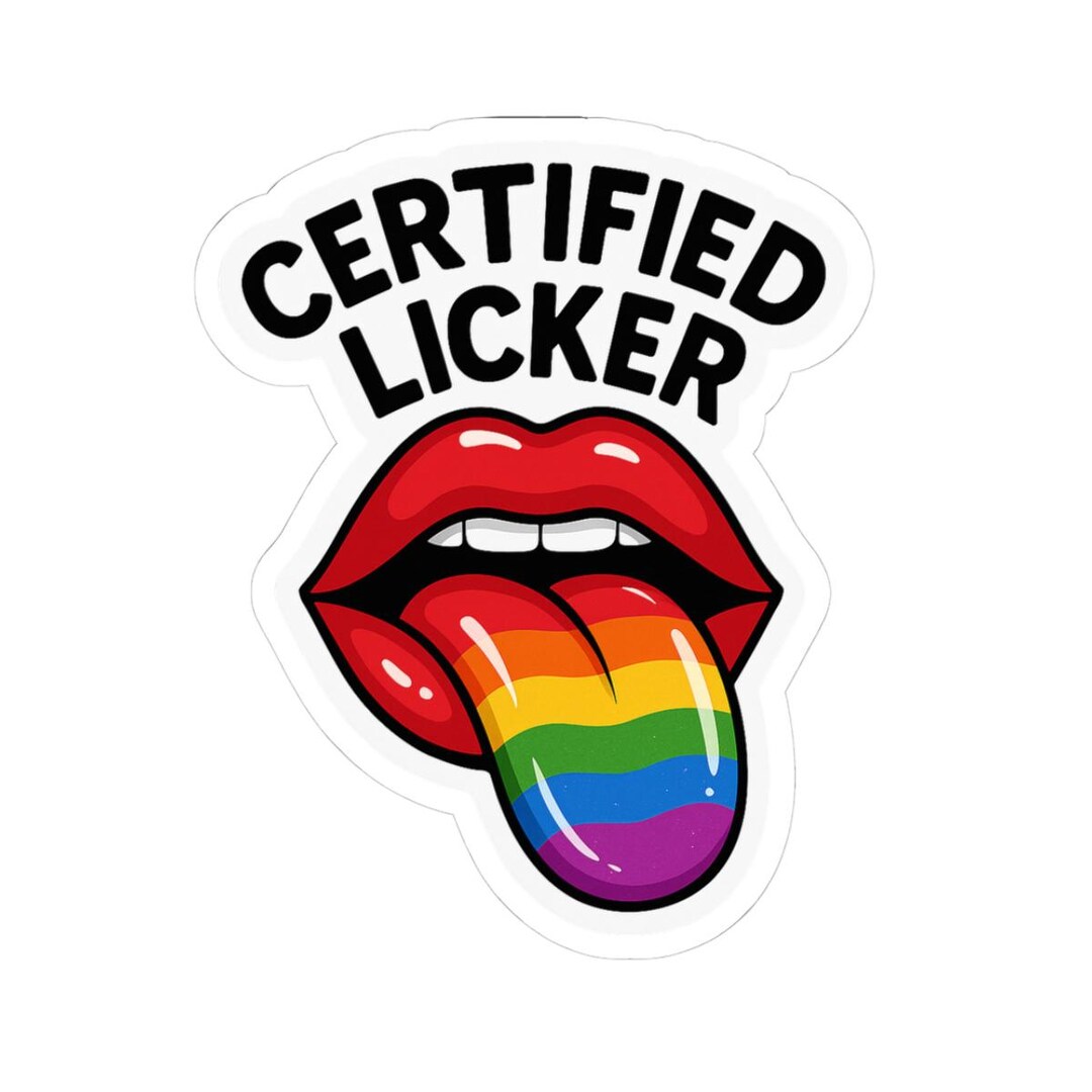 Certified Licker Sticker: LGBTQ Pride Vinyl Decal - Etsy