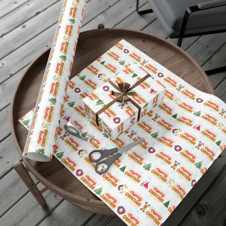 Christmas Gift Wrap Papers Customized Gift Wrapping Paper Holiday Gift ...