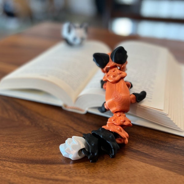 3d Printed Articulated Fox - Etsy