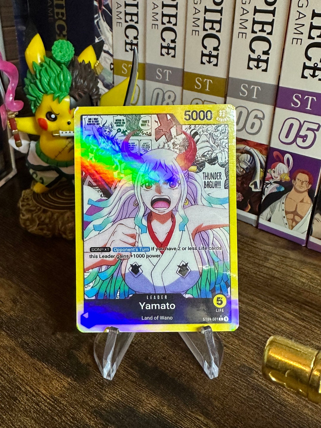 Yamato Yellow Starter Deck CUSTOM Leader One Piece Card Game TCG ...