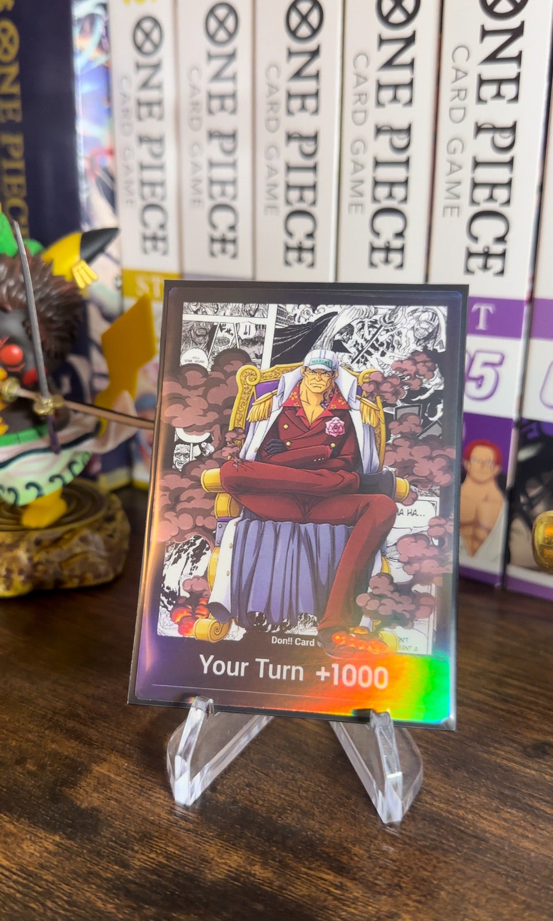 Sakazuki Marines Navy Manga Custom DON Set One Piece Card Game TCG ...