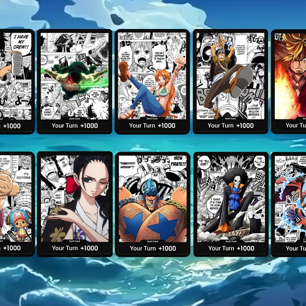One Piece Proxy Cards - Etsy
