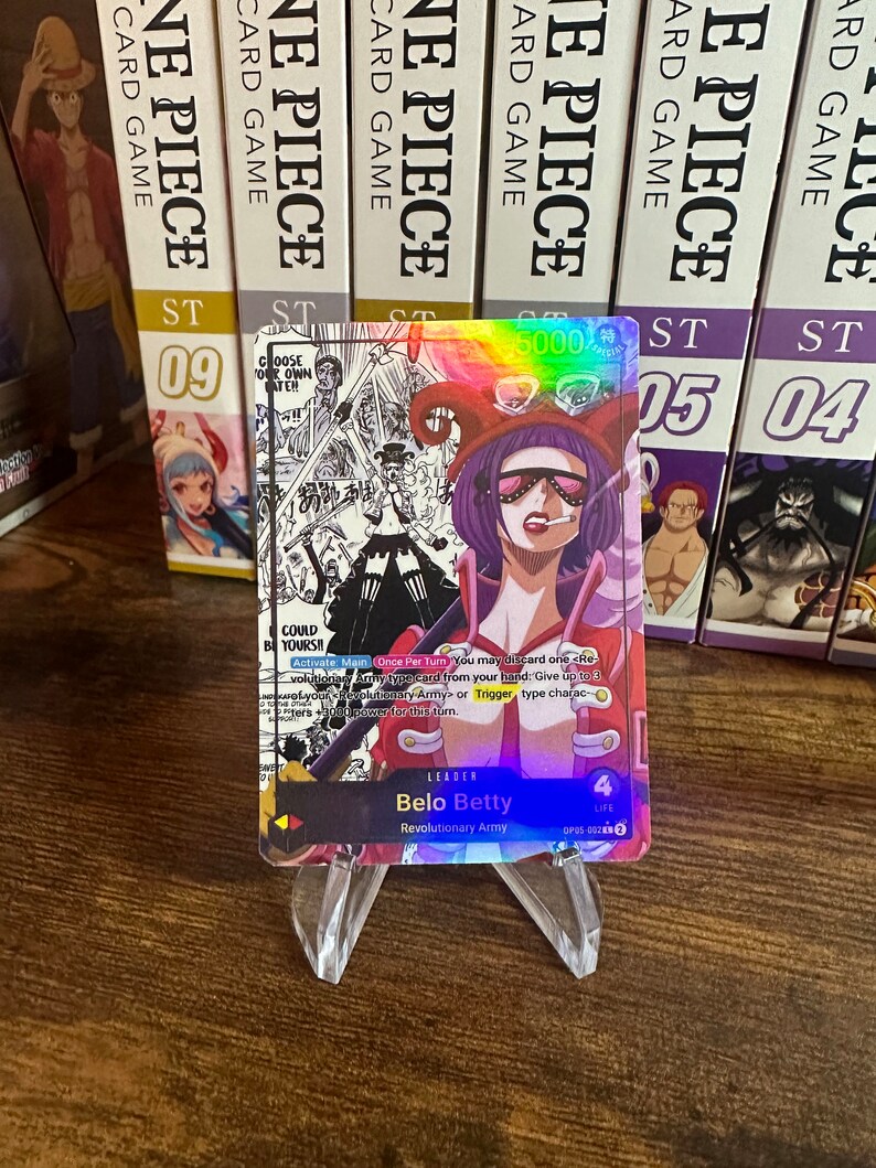 Belo Betty Custom Leader Set One Piece Card Game Tcg Etsy Uk