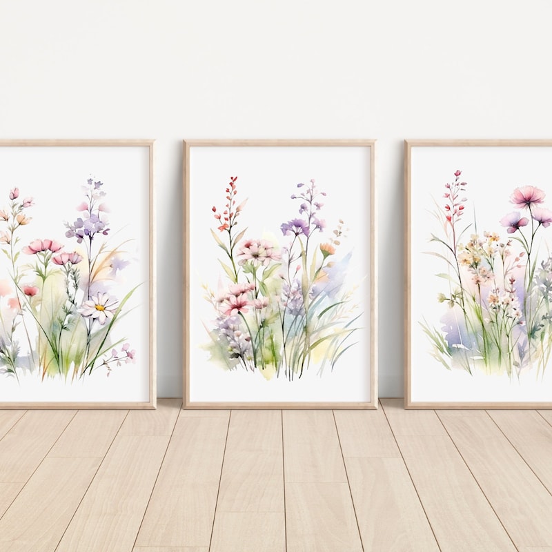 Wildflower Print - Etsy