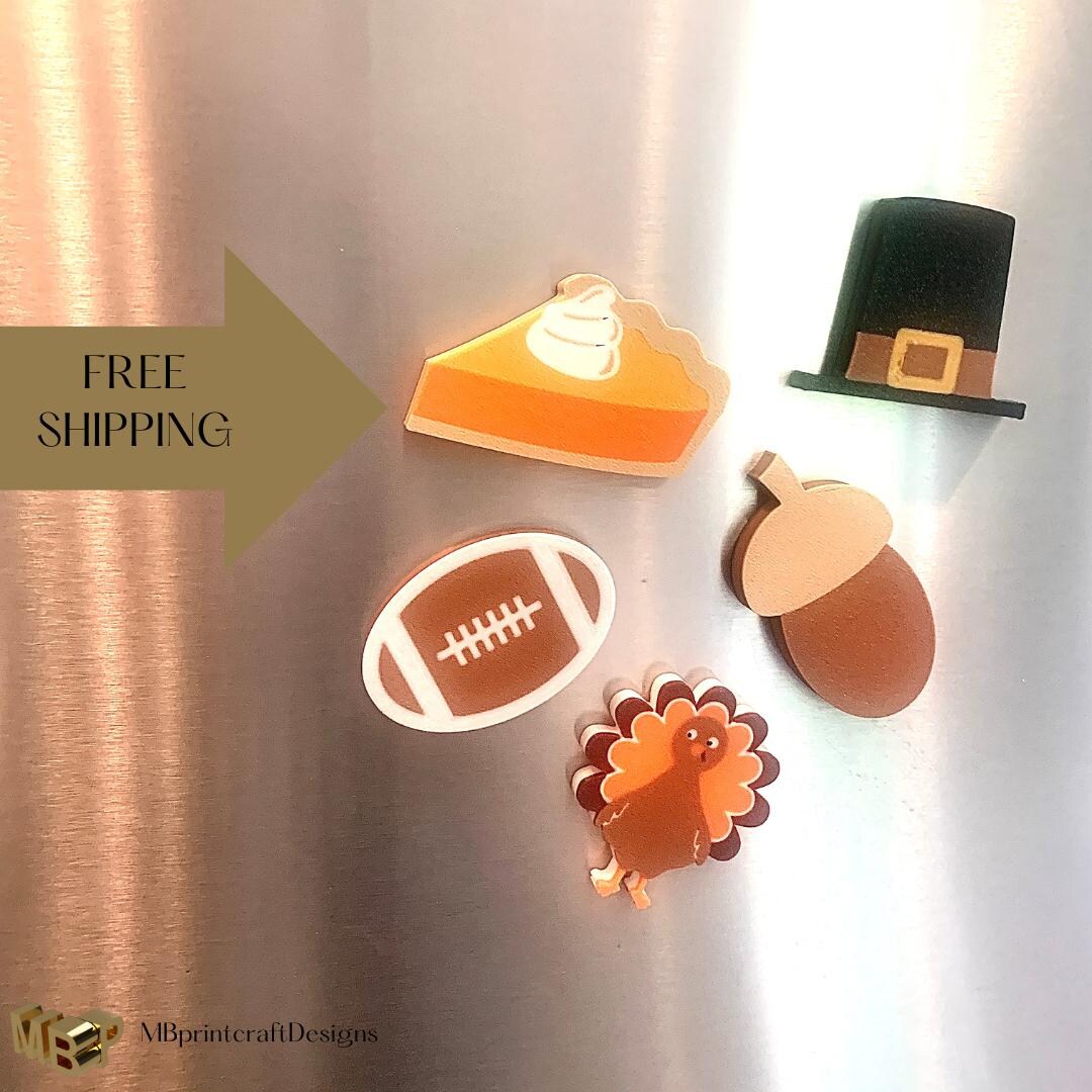 Thanksgiving Magnet Set, Fall Magnet Set, Hostess Gift - Etsy