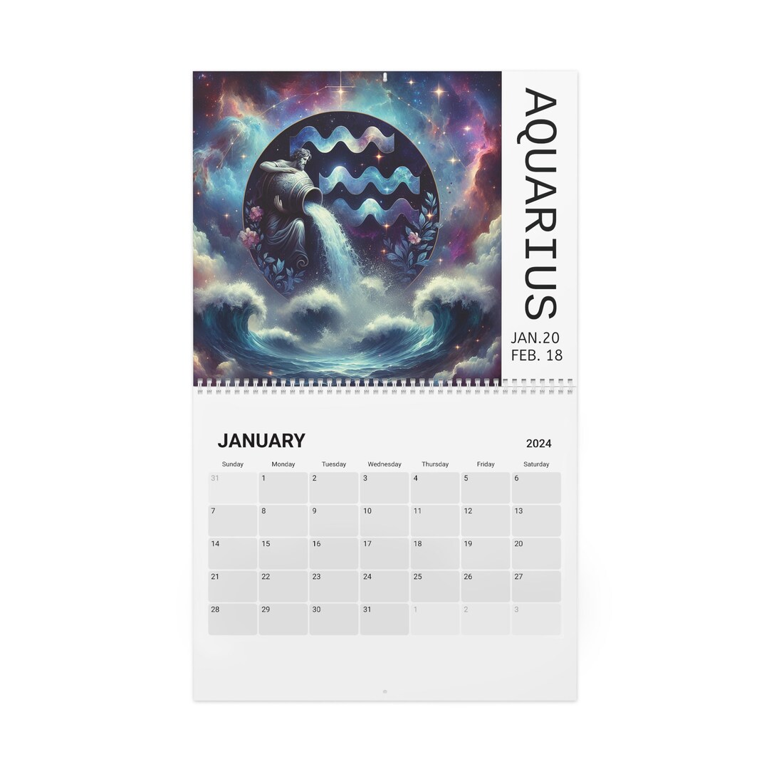 Zodiac Signs Calendar 2024 - Etsy