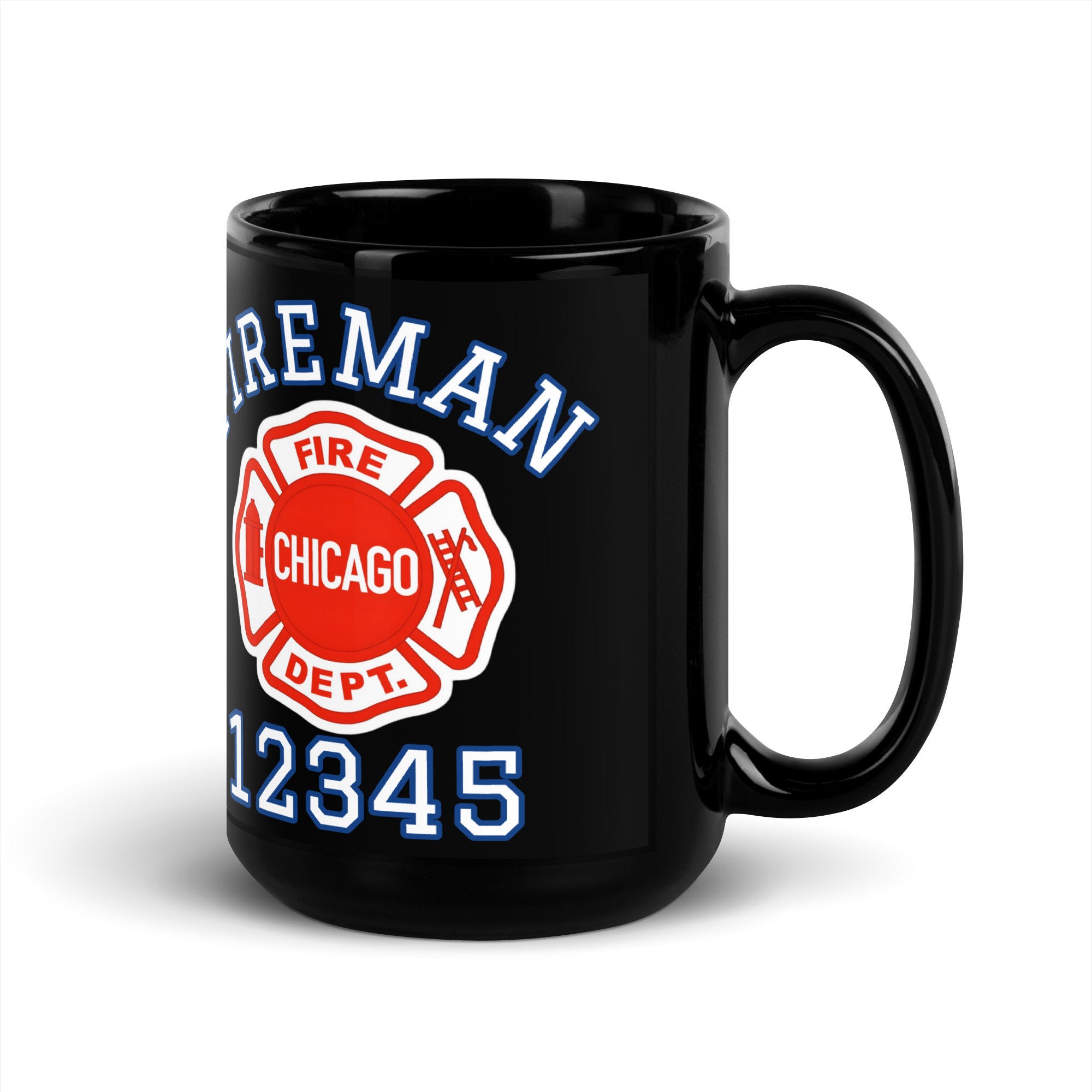 Chicago Police Chicago Fire Department Personalized Coffee Mug Limited ...