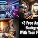 ANIMATED BACKGROUND | Cozy Retro 80s Streaming Room | Looped Twitch ...