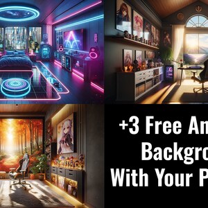 ANIMATED BACKGROUND | Animated Wallpaper Gaming Room | Twitch Overlay ...