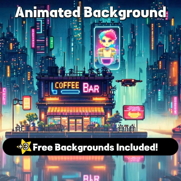 Vtuber Assets Cafe - Etsy