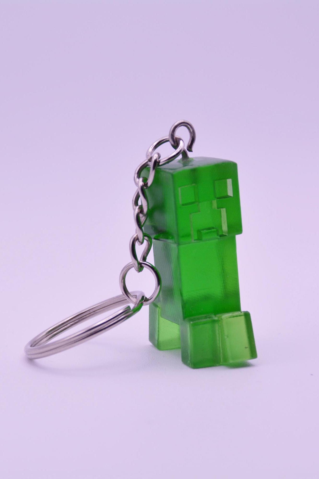 Minecraft Creeper Keychain | Creeper Design | Handmade Gamer Gift ...