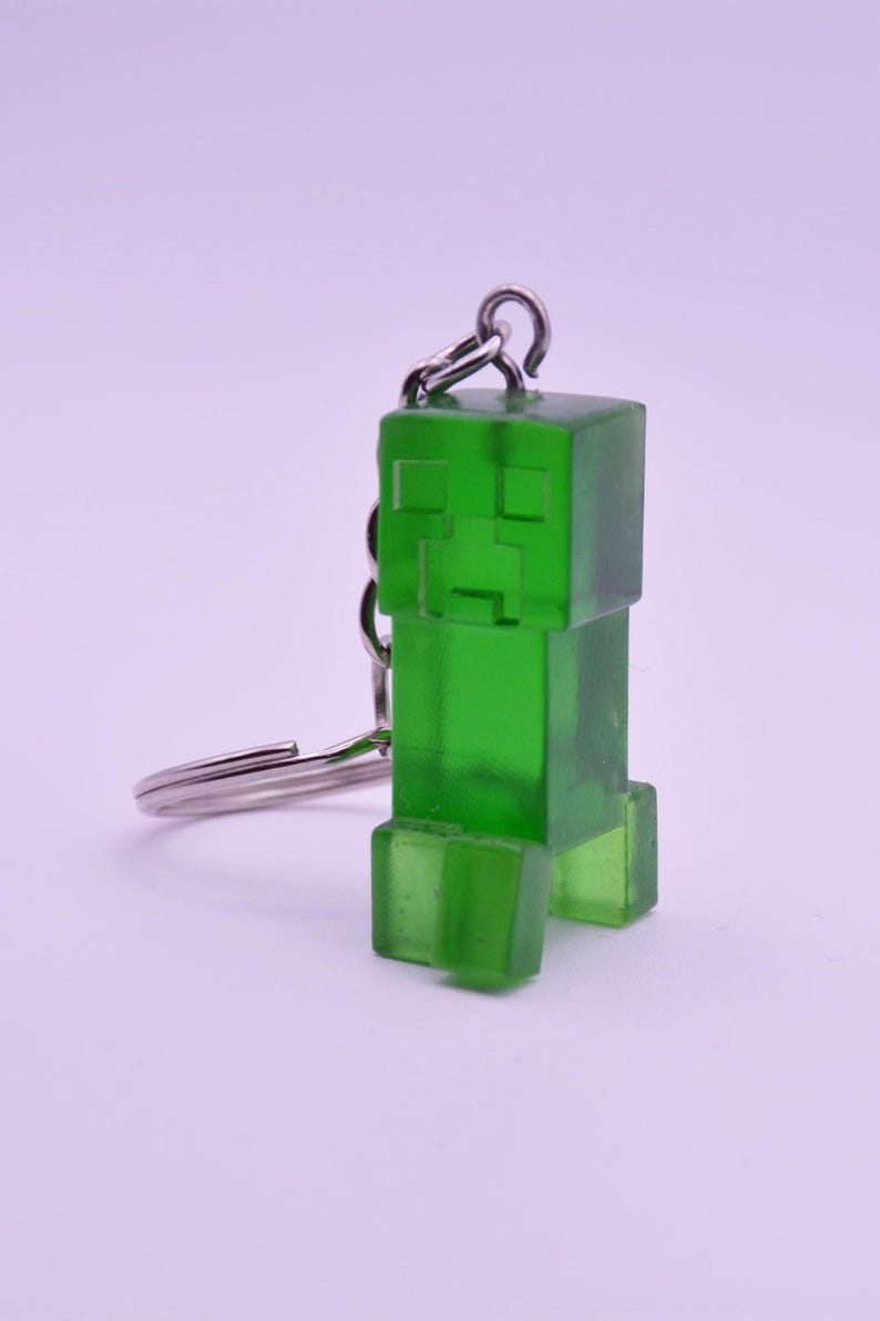 Minecraft Creeper Keychain | Creeper Design | Handmade Gifts for Him ...