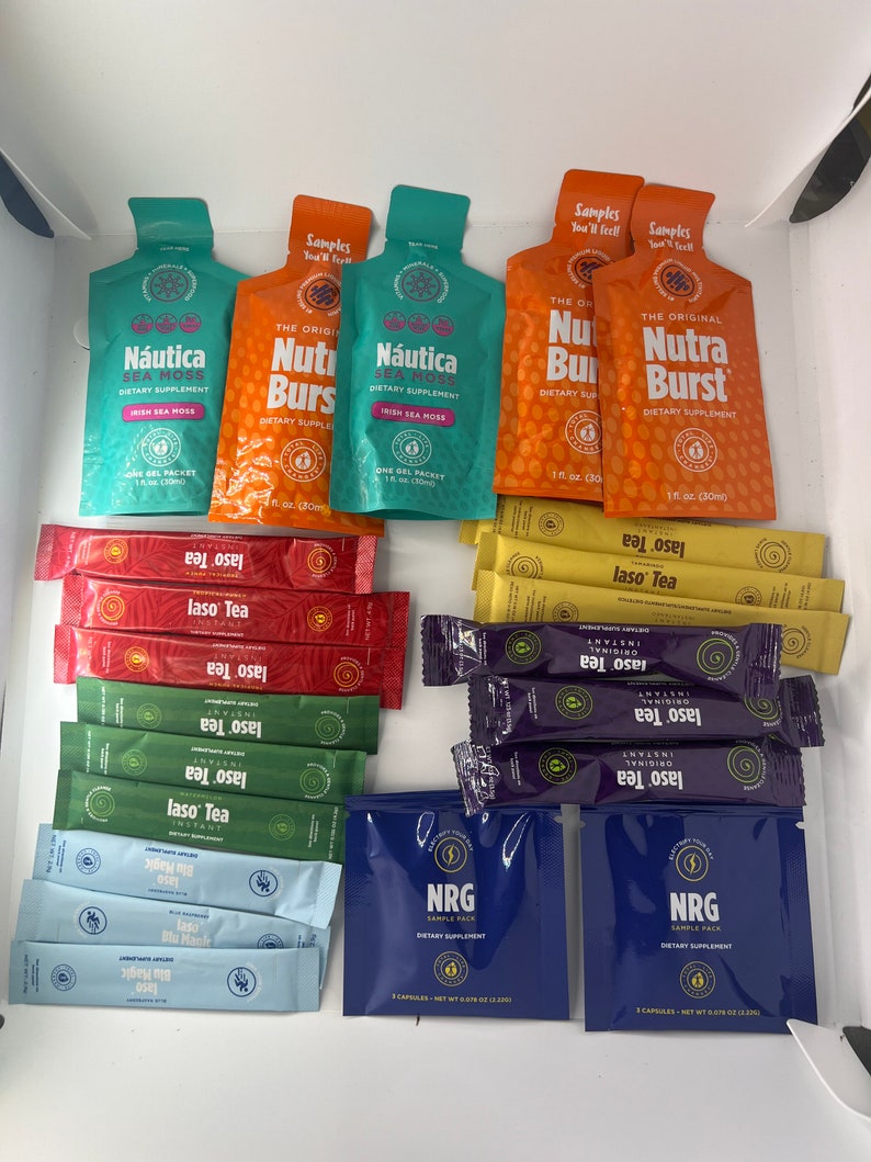 IASO Instant Tea Sample Bundle Nutra Burst Tropical-tamarindo ...