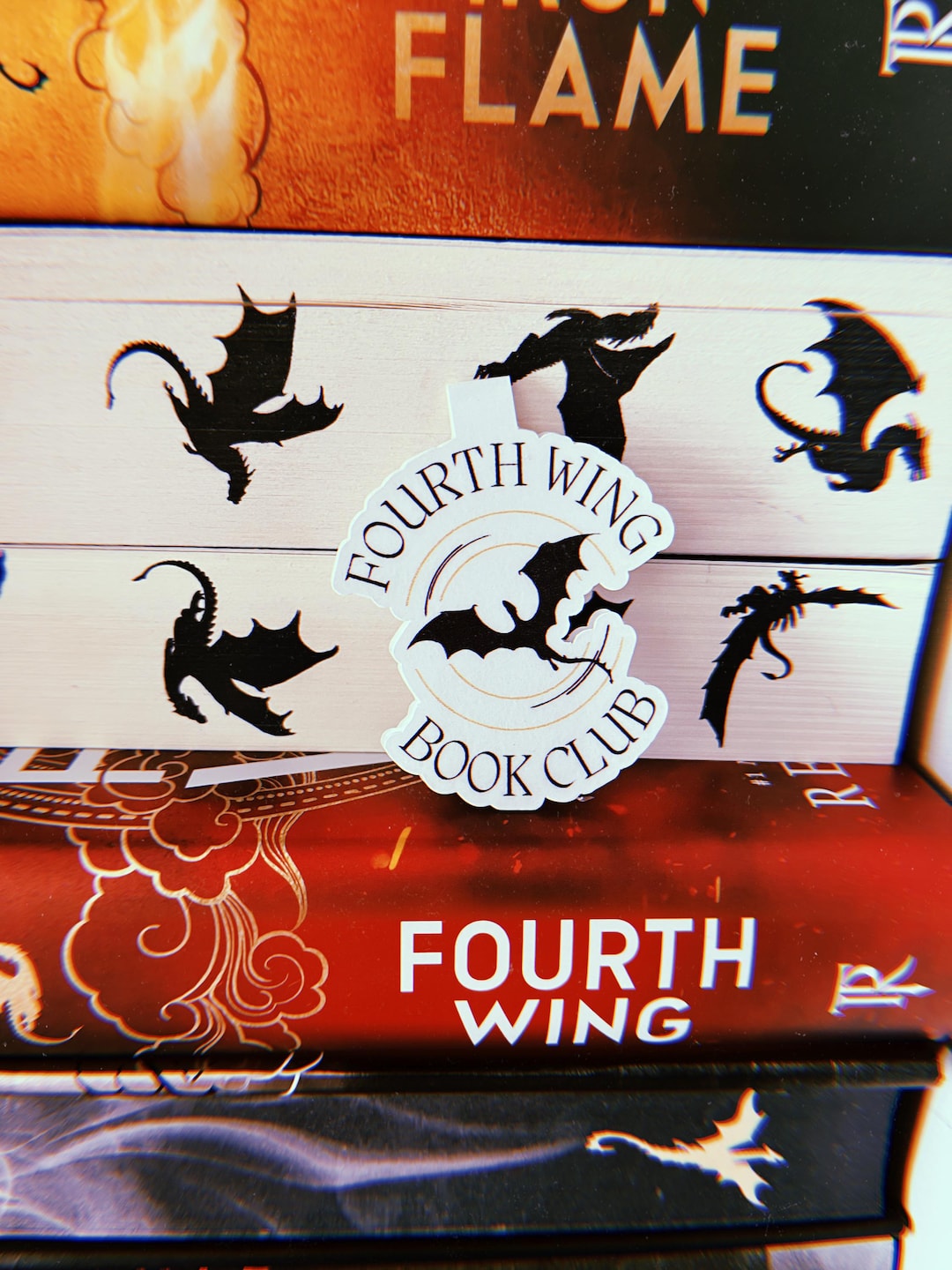 Magnetic Bookmark: Fourth Wing Book Club - Etsy