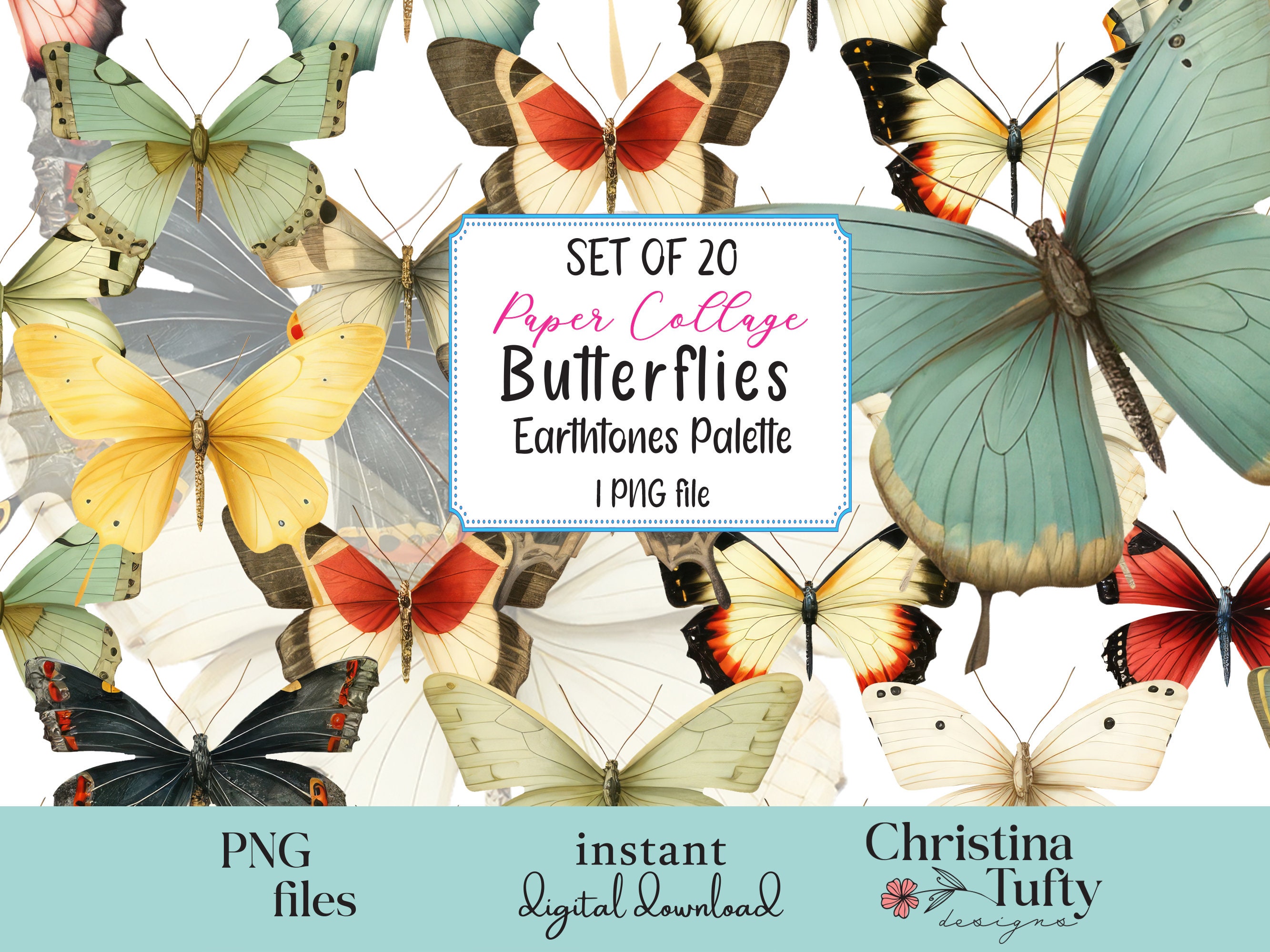 Butterfly Clip Art, Moth Clip Art, Butterflies PNG, Summer Pngs ...