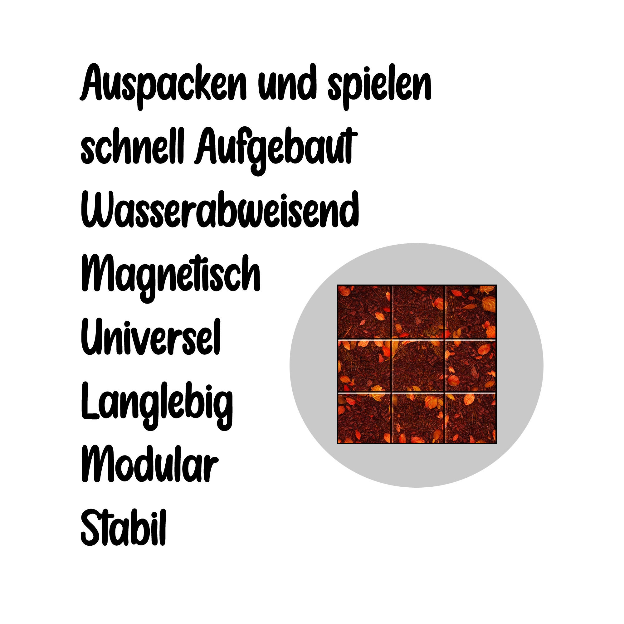 Forest 96 Magnetic Modular Dungeon Tiles Pen and Paper Accessories, DSA ...