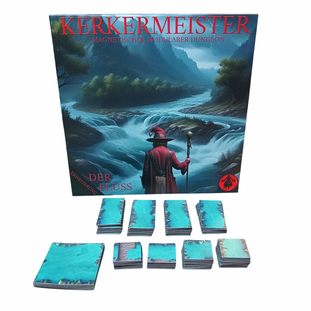 Magnetic Modular Dungeon River 70 Pieces for Pen and Paper RPG ...