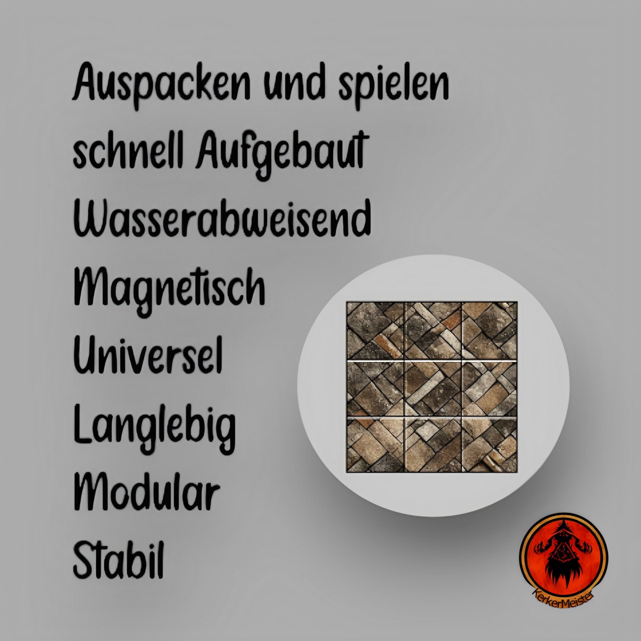 Village 30 Magnetic Modular Dungeon Tiles Pen and Paper Accessories ...