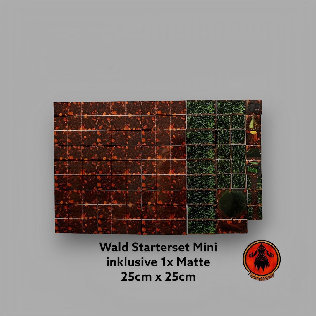 Forest 40 Magnetic Modular Dungeon Tiles Starter Mini Pen and Paper ...