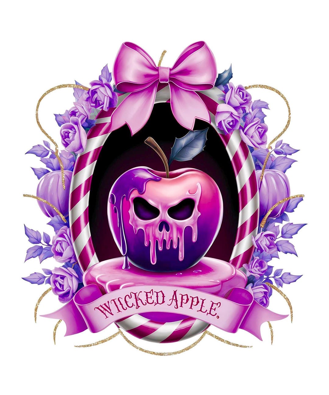 Wicked Apple Digital File - Etsy