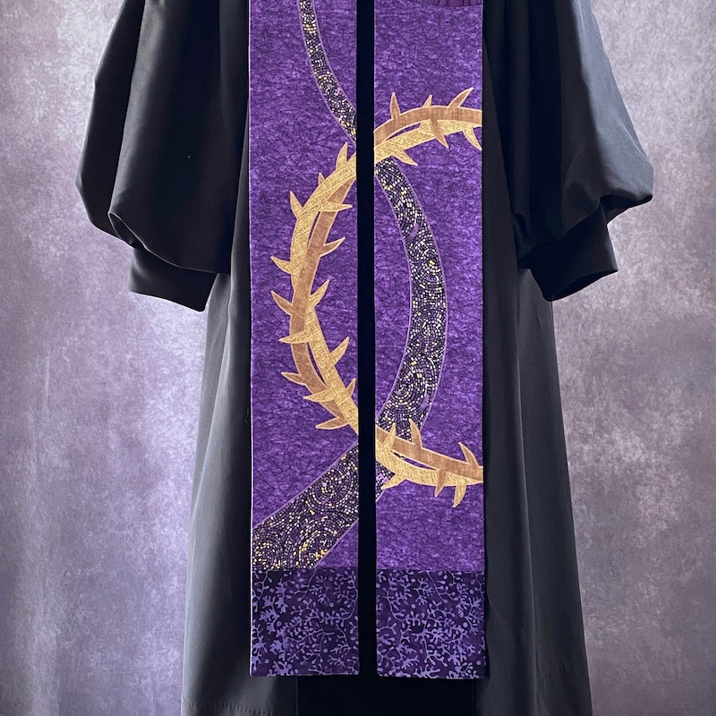 Purple Clergy Stole - Etsy