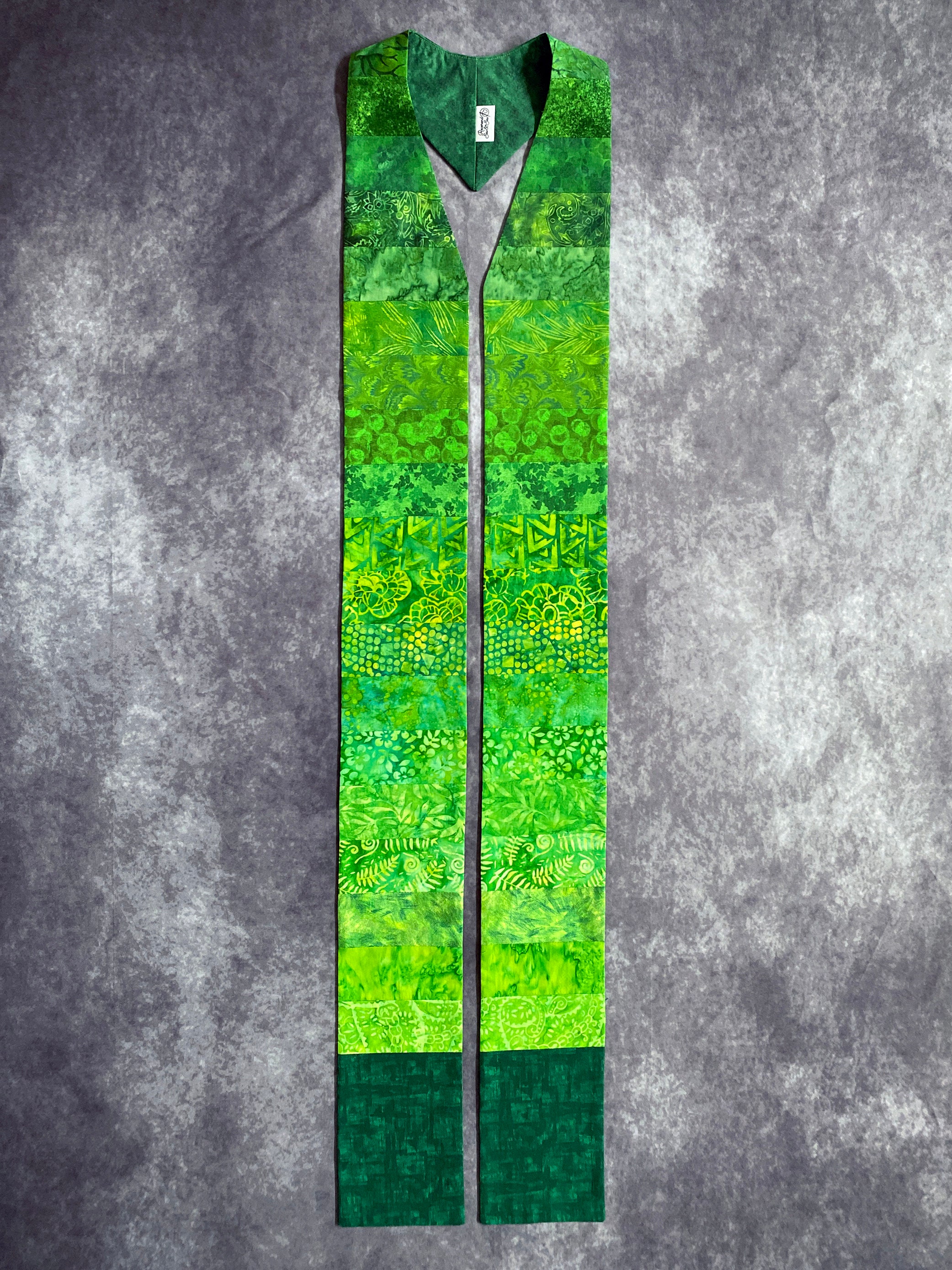 Custom Sized Green Clergy Stole, Ordinary Time, Great Pastor Gift ...