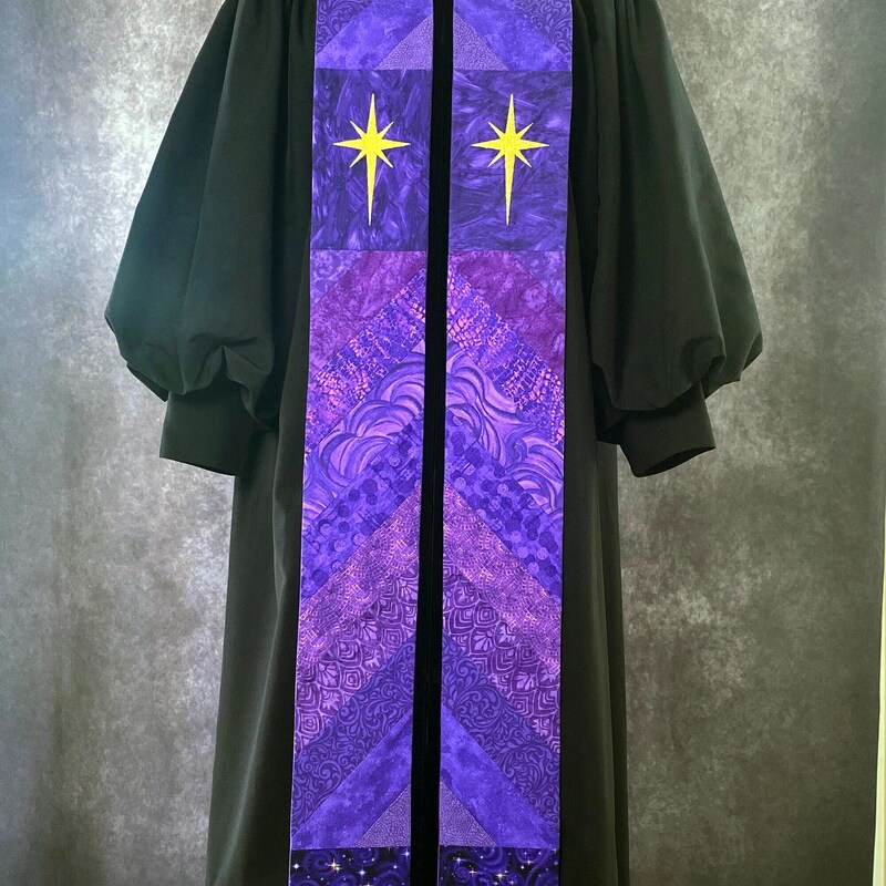 Purple Clergy Stole - Etsy