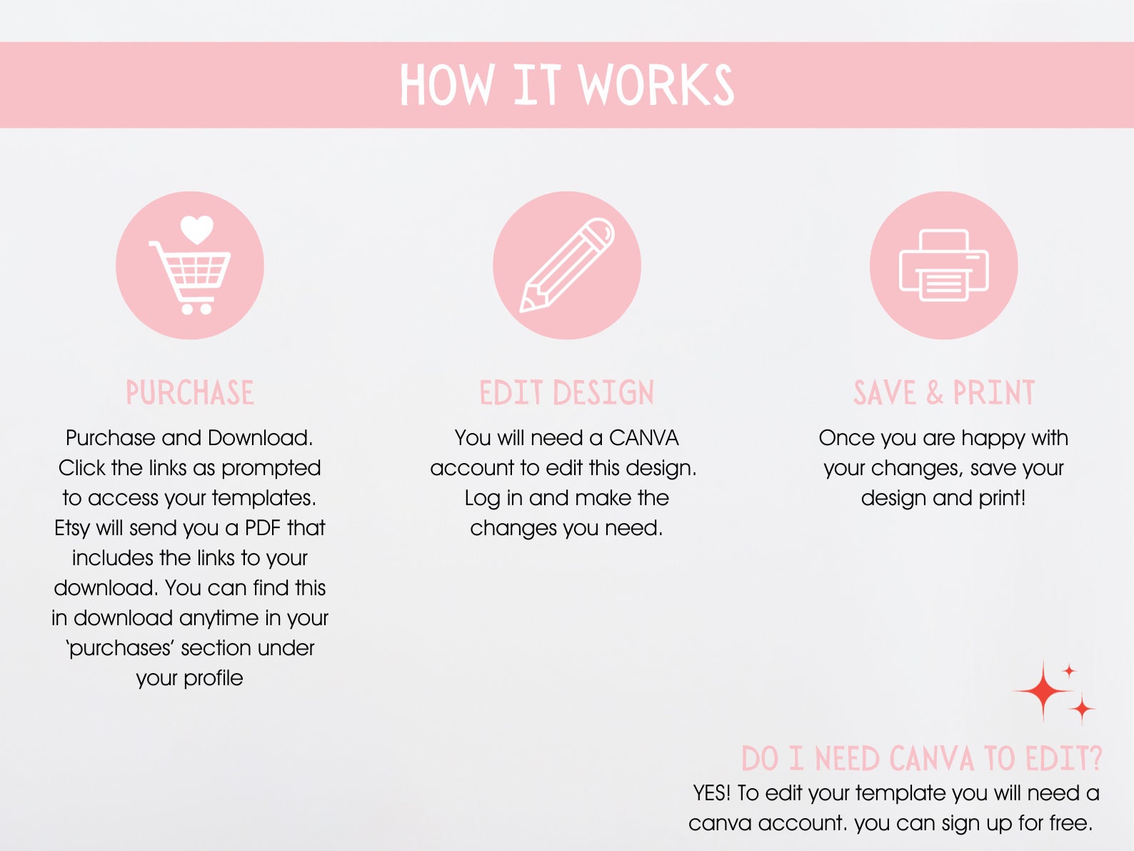 Printable Pink Wavy Border Menus Pink Menus Custom - Etsy