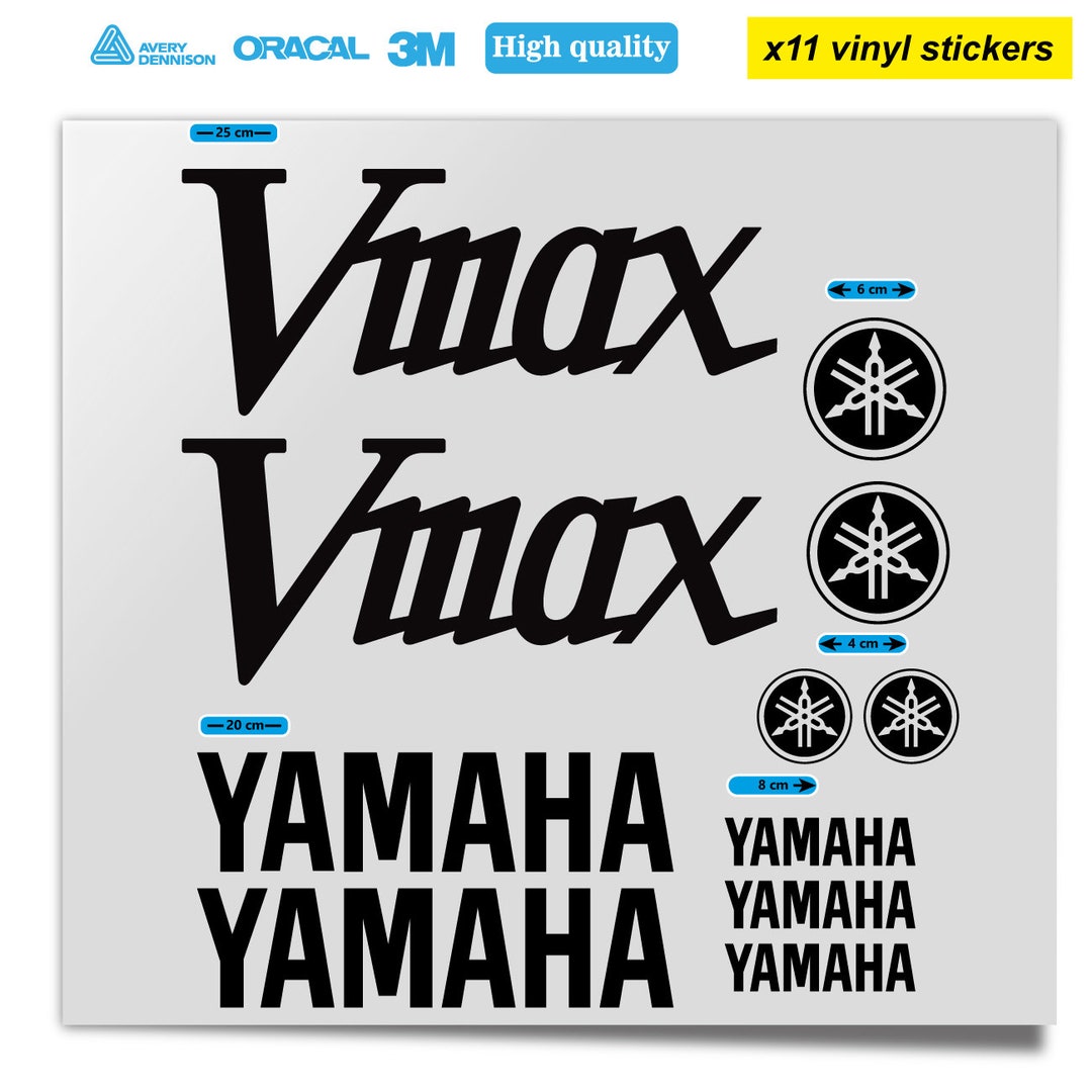 Yamaha Vmax Stickers Vinyl Stickers for Motorcycles Stickers - Etsy