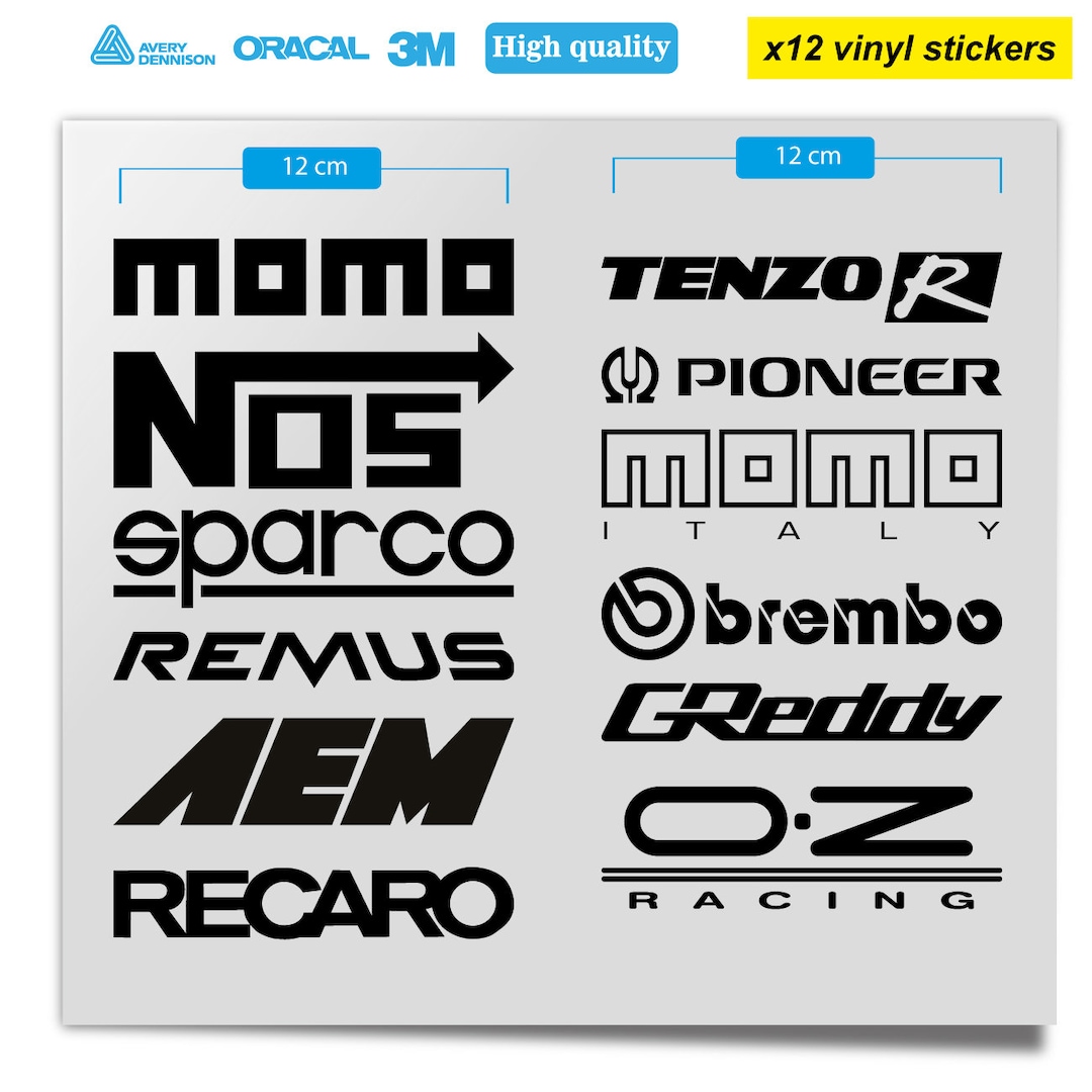 Moto Gp Stickers Kit12 Stickers Vinyls for Motorcycles Stickers - Etsy