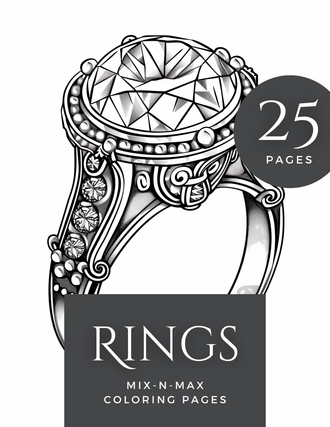 Rings Coloring Book - Etsy
