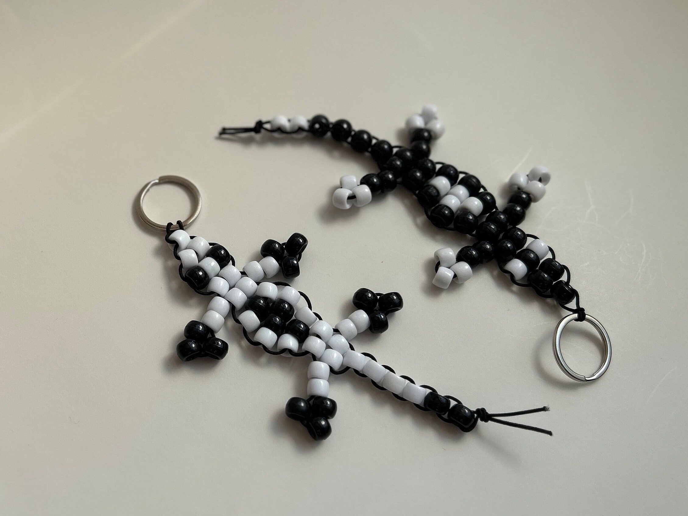 Beaded Lizard Keychain - Etsy
